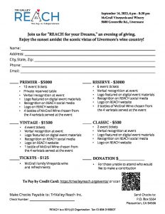 REACH 2023 Sponsorship Form w fillable fields | REACH